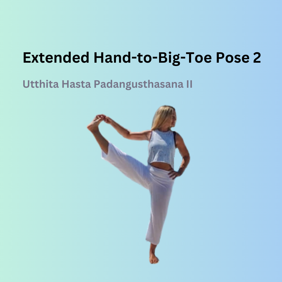 Extended Hand-to-Big-Toe Pose 2 – Yoga And More School
