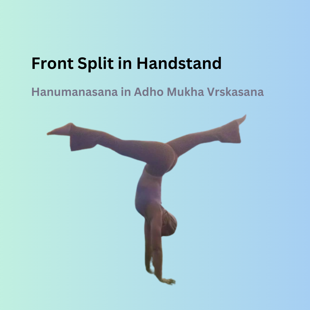 Front Split in Handstand – Yoga And More School