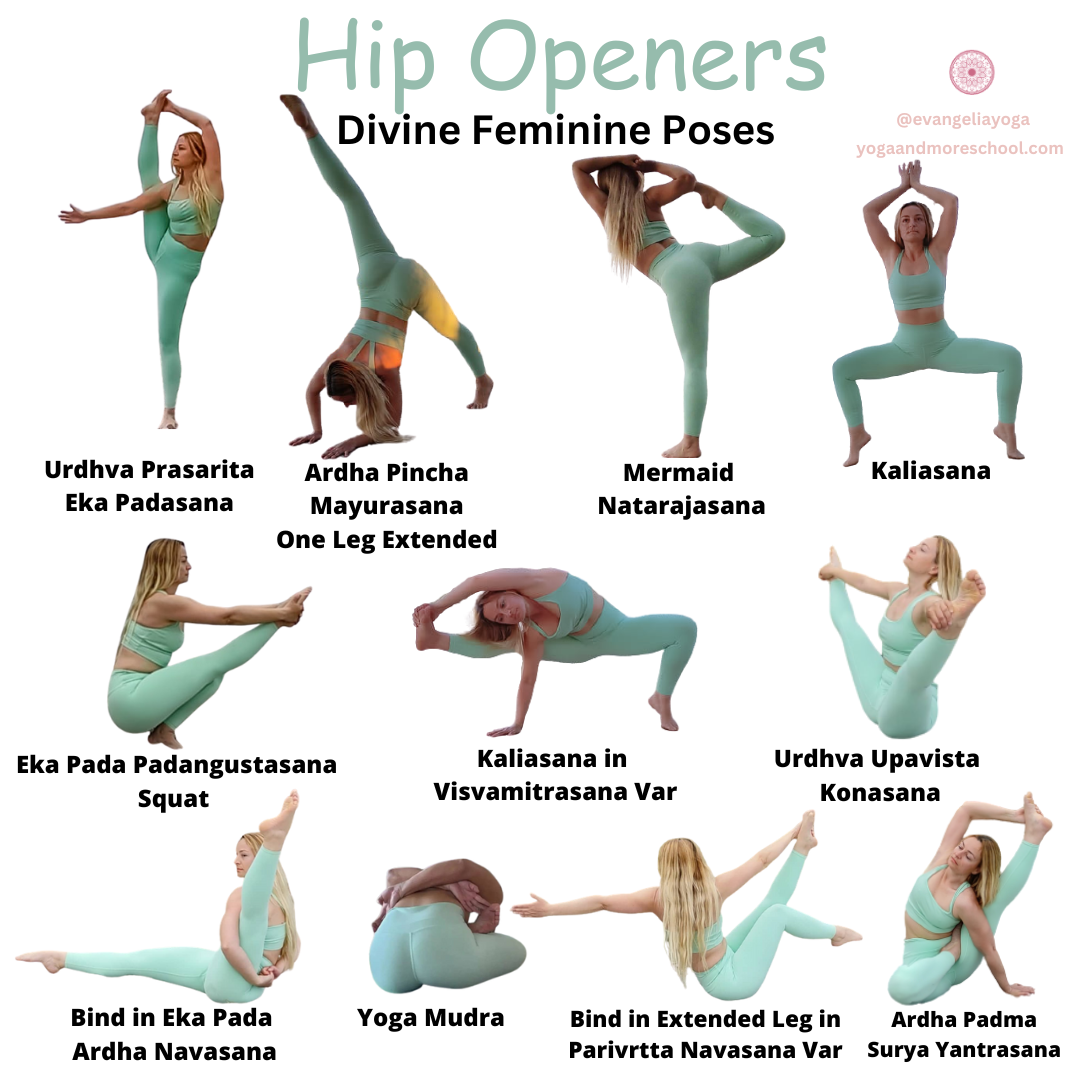 Hip Openers - Divine Feminine Poses – Yoga And More School